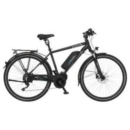 E-Bike Fischer FAHRRAD "VIATOR ETH 1861 557" E-Bikes Gr. 50cm, 28 Zoll (71,12cm), schwarz (mattschwarz) Pedelec, Elektrofahrrad für Herren