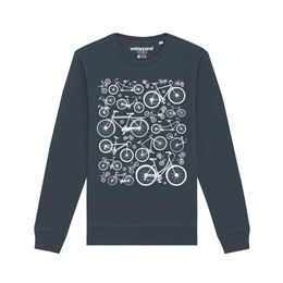 Watapparel Sweatshirt ' Fahrr&auml;der ' male Grey size XXL