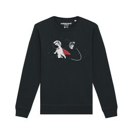 Watapparel Sweatshirt ' Superastronaut ' male Black size XXL