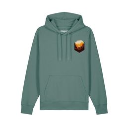 Watapparel Sweatshirt 'Hiking in the mountains' male Green size M