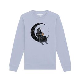 Watapparel Sweatshirt ' Pizza for life ' male Blue size XXL