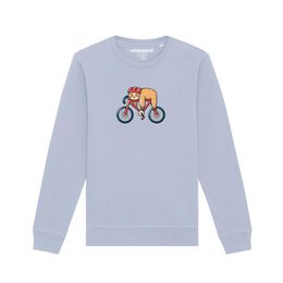 Watapparel Sweatshirt ' Sloth ' Herren Gr&ouml;&szlig;e XS hellblau / mischfarben