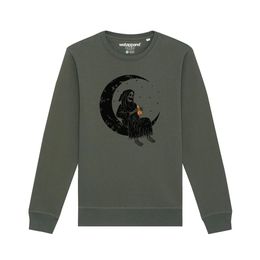 Watapparel Sweatshirt ' Pizza for life ' male Green size S