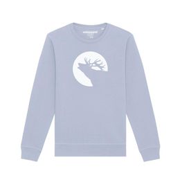 Watapparel Sweatshirt ' R&ouml;hrender Hirsch ' male Blue size L