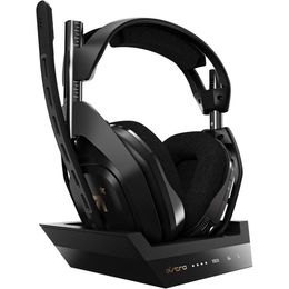 Illumina Astro A50 Gen 4 Kopfhörer Noise cancelling gaming verdrahtet + kabellos mit Mikrofon - Schwarz