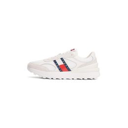 Tommy Jeans Sneaker 'Technical Running Ess' Herren Größe 44 dunkelblau / kirschrot / weiß
