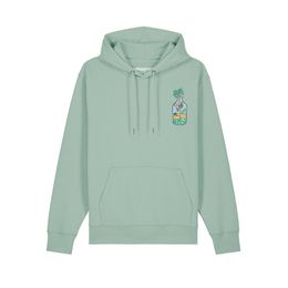 Watapparel Sweatshirt ' Holiday in a bottle ' Herren Größe XS mint / mischfarben