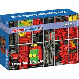 Fischertechnik 554195 Creative Box Basic Bausätze, Experimente, Mechanik, Sachunterricht Experimentierkasten ab 7 Jahre