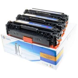 G&G G&G Toner ersetzt HP 312A, CF383A, CF382A, CF381A Kompatibel Kombi-Pack Cyan, Magenta, Gelb 2700 Seiten 15001