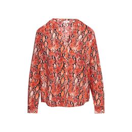 s.Oliver Bluse Damen Größe XXS dunkelorange / schwarz / weiß
