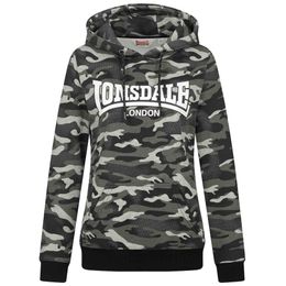 Lonsdale Sweatshirt 'CLOUGH' Damen Gr&ouml;&szlig;e S grau / anthrazit / hellgrau / schwarz