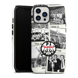 DeinDesign iPhone 13 Pro Max Handy Panzer Handyh&uuml;lle robuste Outdoor H&uuml;lle Schutzh&uuml;lle matt Retro Official Licensed Product Eintracht Frankfurt Tough Case