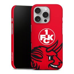 DeinDesign iPhone 16 Pro Handy Premium Case Smartphone Handyh&uuml;lle Schutzh&uuml;lle matt Devil 1. Fc Kaiserslautern 1. Fck Premium Case