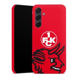 DeinDesign Galaxy A55 5G Handy Premium Case Smartphone Handyh&uuml;lle Schutzh&uuml;lle matt Devil 1. Fc Kaiserslautern 1. Fck Premium Case