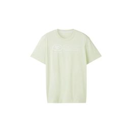 Tom Tailor T-Shirt Herren Größe S hellgrün / weiß