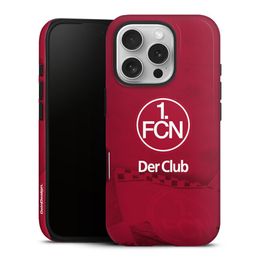 DeinDesign iPhone 16 Pro Handy Panzer Handyh&uuml;lle robuste Outdoor H&uuml;lle Schutzh&uuml;lle gl&auml;nzend Official Licensed Product 1. Fc N&uuml;rnberg Bundesliga Tough Case