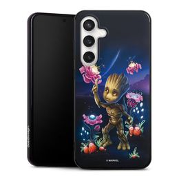 DeinDesign Galaxy S24 FE 5G Handy Silikon H&uuml;lle Case schwarz Handyh&uuml;lle Baby Groot Marvel Guardians Of The Galaxy