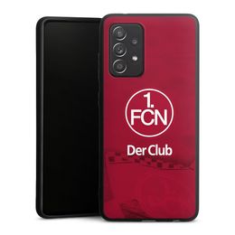 DeinDesign Galaxy A52s 5G Handy Premium Silikon H&uuml;lle Handyh&uuml;lle schwarz Case Official Licensed Product 1. Fc N&uuml;rnberg Bundesliga Silikon Premium Case