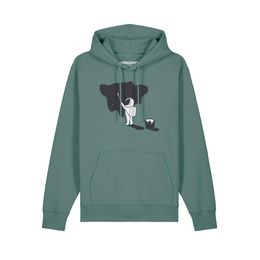 Watapparel Sweatshirt ' Painting space ' male Green size XL