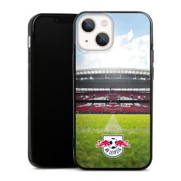 DeinDesign iPhone 13 Mini Handy Slim Case extra d&uuml;nn Silikon Handyh&uuml;lle schwarz H&uuml;lle Stadium Rb Leipzig Official Licensed Product Silikon Slim Case