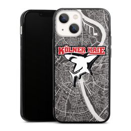 DeinDesign iPhone 13 Mini Handy Slim Case extra d&uuml;nn Silikon Handyh&uuml;lle schwarz H&uuml;lle K&ouml;lner Haie Ice Hockey Official Licensed Product Silikon Slim Case
