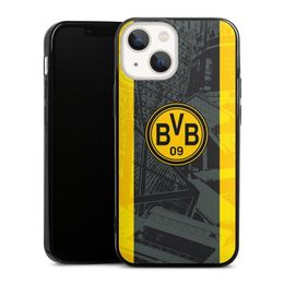 DeinDesign iPhone 13 Mini Handy Slim Case extra d&uuml;nn Silikon Handyh&uuml;lle schwarz H&uuml;lle Bvb Borussia Dortmund Stadium Silikon Slim Case