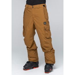 Skihose BULA "Liftie" Gr. M, US-Größen, braun, Herren, 100% Polyester, unifarben, Hosen, mit wasserdichter Funktion