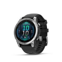 Garmin fēnix E 47 mm Smartwatch schwarz, silber