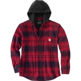 Carhartt Flannel-Fleece, Kapuzen-Hemd/Jacke