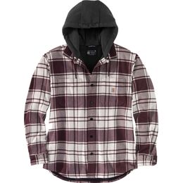 Carhartt Flannel-Fleece, Kapuzen-Hemd/Jacke