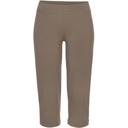 H.I.S. H.I.S Damen Caprihose, khaki, Gr&ouml;&szlig;e 48/50