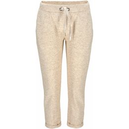 Lascana Damen Relaxhose, beige-meliert, Gr&ouml;&szlig;e 56/58