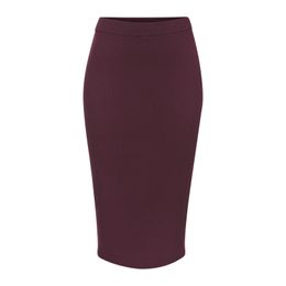 Lascana Damen Strickrock, burgunder, Gr&ouml;&szlig;e 44