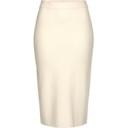 Lascana Damen Strickrock, hellbeige, Gr&ouml;&szlig;e 36