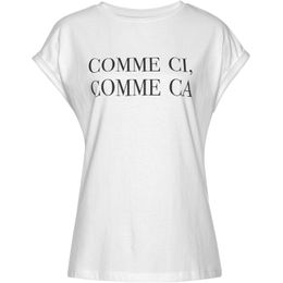Buffalo Damen T-Shirt, wei&szlig;, Gr&ouml;&szlig;e 44/46