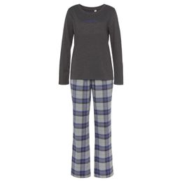 Vivance Dreams by Lascana Damen Pyjama, blau, Gr&ouml;&szlig;e 46