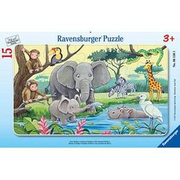 Ravensburger Tiere Afrikas Puzzle, 15 Teile