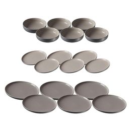 Ritzenhoff & Breker Ritzenhoff & Breker Teller und Schalenset Jasper 18er Set