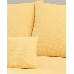 unisex Tagesdecke pastellgelb Größe 140x210 cm