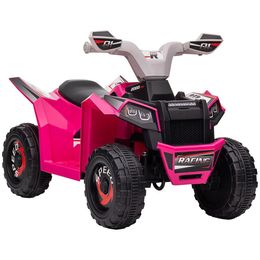 HOMCOM Elektro Kinderquad, Mini Elektroquad mit Vorwärts-, Rückwärtsfunktion