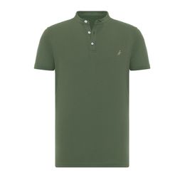 Moxx Paris Polo Neck T-Shirt Herren Gr&ouml;&szlig;e XL braun / gr&uuml;n / wei&szlig;