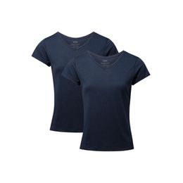 Danish Endurance T-Shirt 'V' Damen Gr&ouml;&szlig;e M dunkelblau