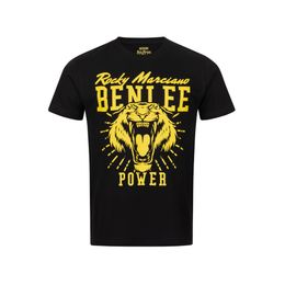 BEN LEE Benlee T-Shirt 'Tiger Power' Herren Gr&ouml;&szlig;e XL hellgelb / schwarz