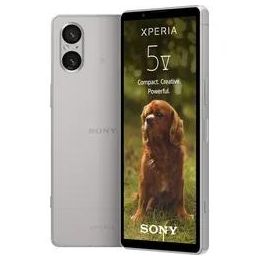 Sony Smartphone "XPERIA 5V" Mobiltelefone Gr. 128 GB, silberfarben (platin, silber)