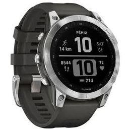 Smartwatch Garmin "FENIX 7" Smartwatches grau (grau/silber)