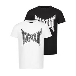 Tapout T-Shirt 'Amboyn' Herren Gr&ouml;&szlig;e S schwarz / wei&szlig;