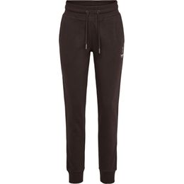 Hummel Sporthose 'OLIVIA' Damen Gr&ouml;&szlig;e M schoko / wei&szlig;