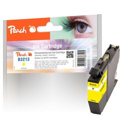 Peach Tintenpatrone gelb XL, ersetzt Brother LC-3213Y