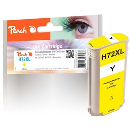 Peach Tintenpatrone gelb ersetzt HP No. 72XL Y