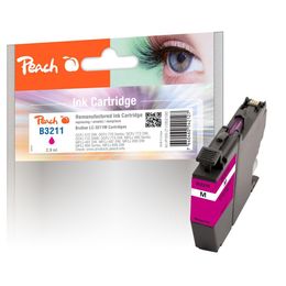 Peach Tintenpatrone magenta ersetzt Brother LC-3211M